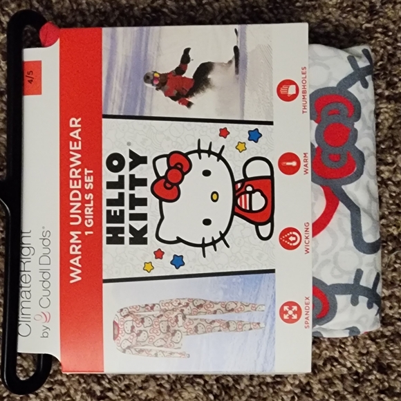 Hello Kitty | Pajamas | Hello Kitty Girls Warm Underwear Set | Poshmark